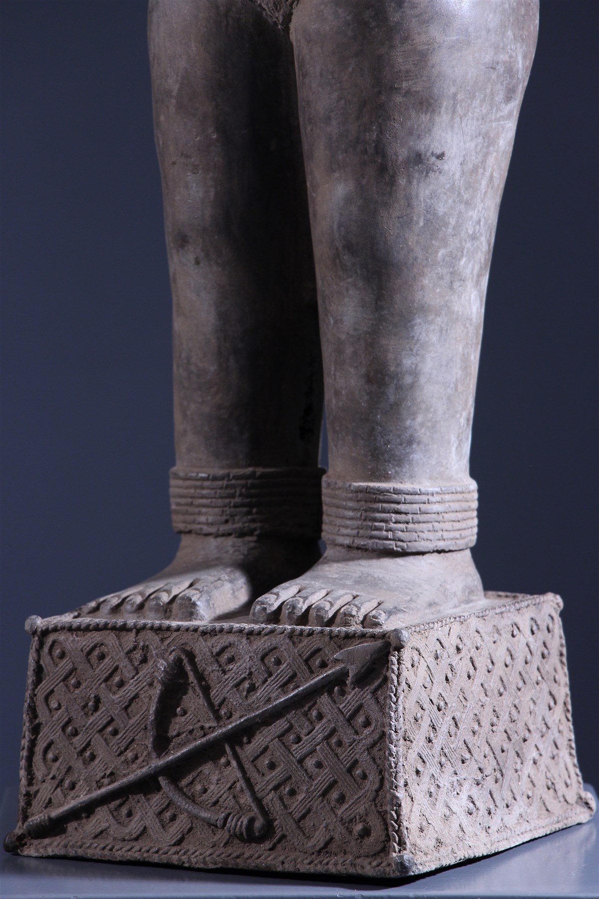 Statue royale Benin Bini Edo (10178) - Statues africaines Bénin