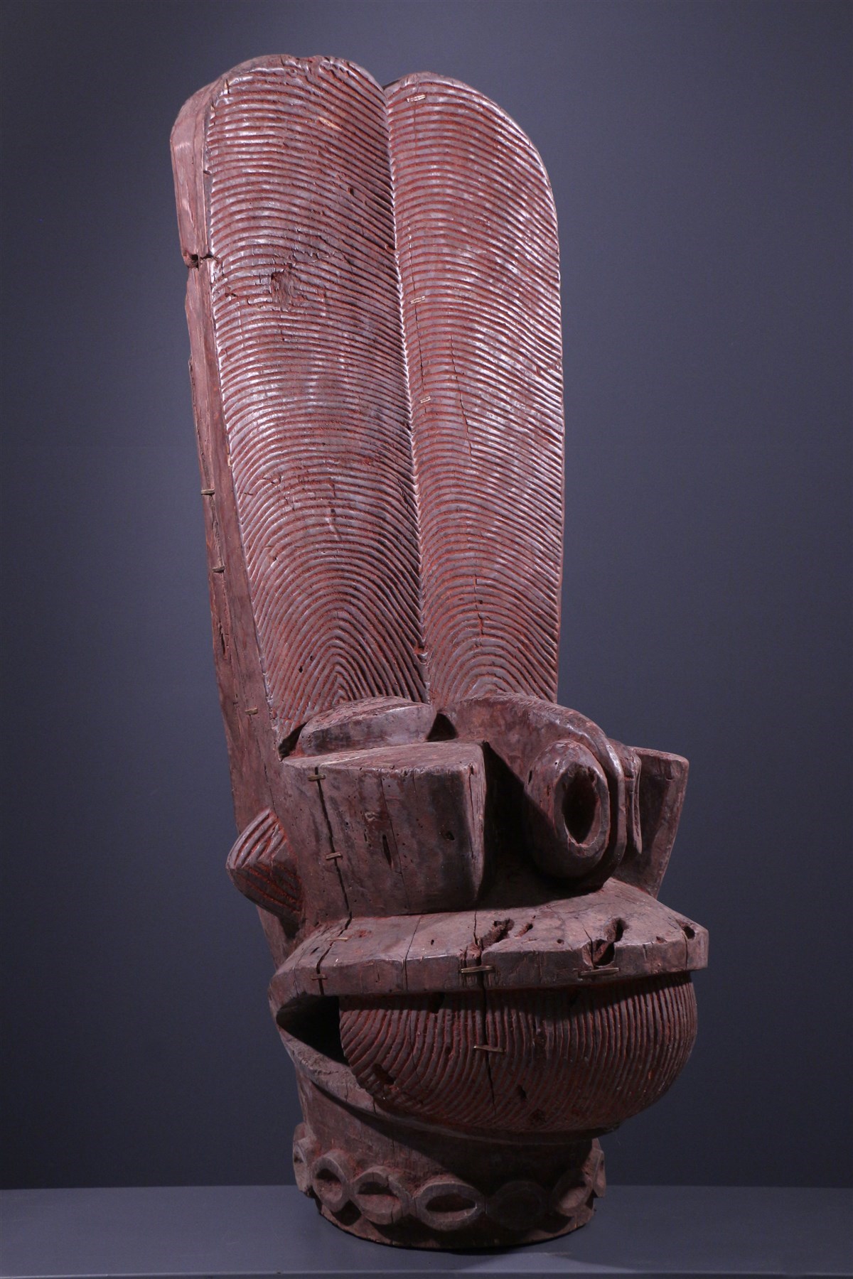 Grand masque Batcham Bamileke (10242) - Masque africain Bamileke