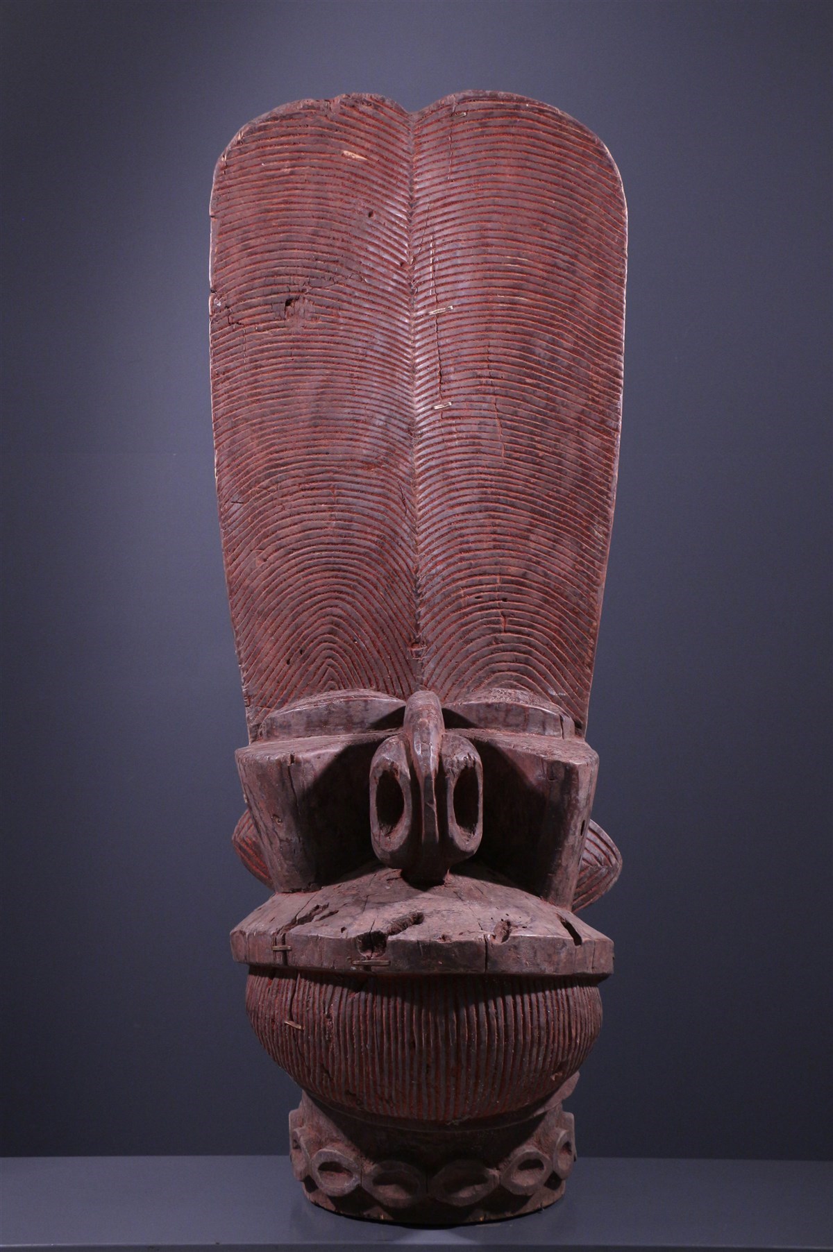 Grand masque Batcham Bamileke (10242) - Masque africain Bamileke