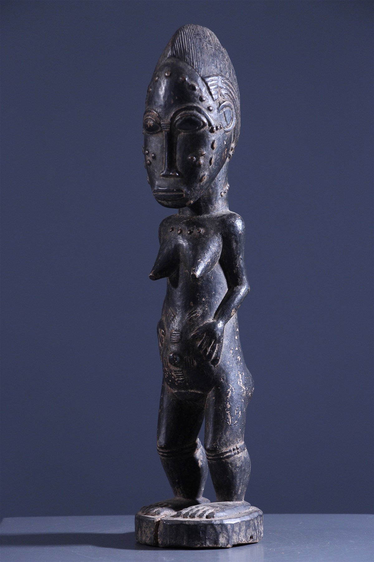 Statuette Blolo Bla Baoulé (10319) - Statues africaines Baoule
