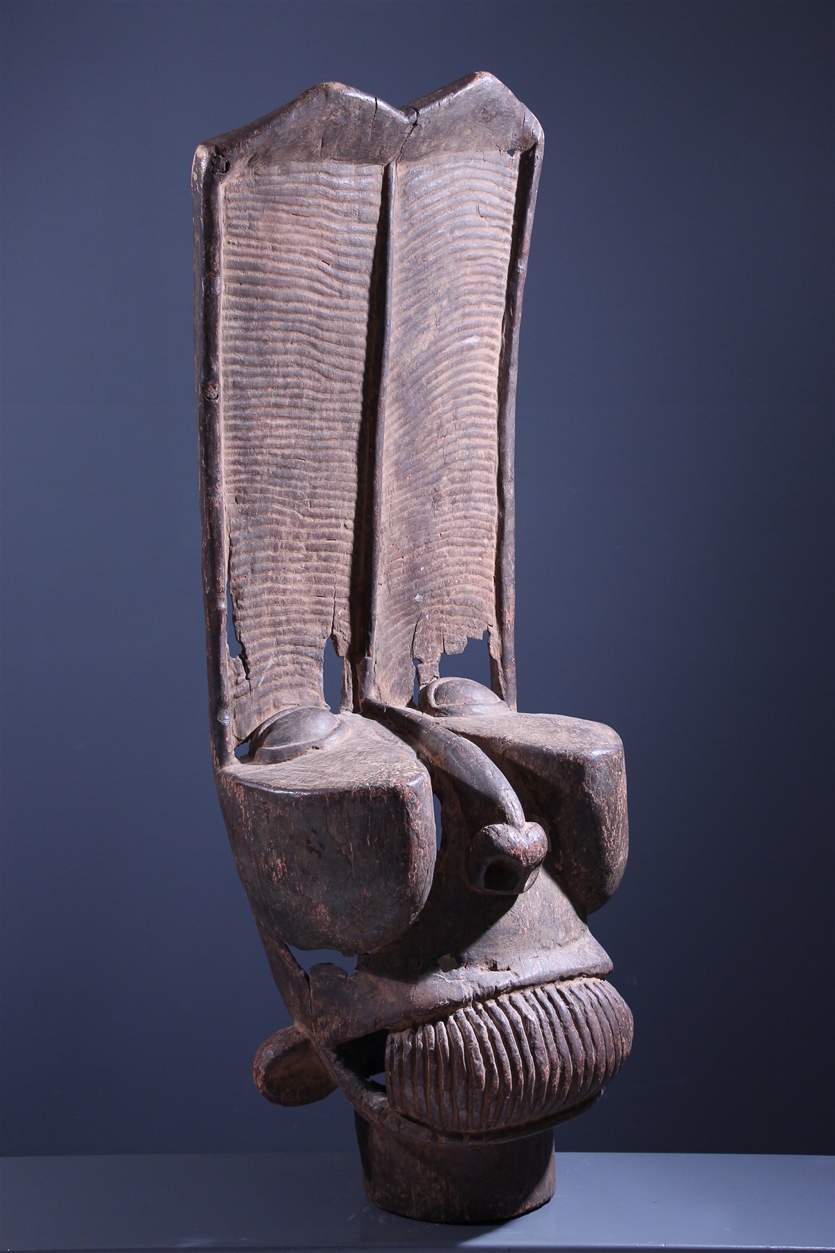 Grand masque Batcham Bamileke (10326) - Masque africain Bamileke