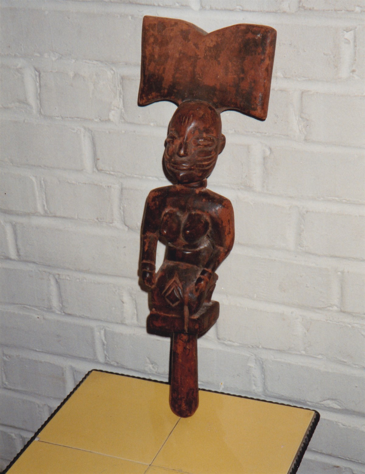 Oshe Sango Yoruba (10338) - Statues africaines Yoruba - Art africain