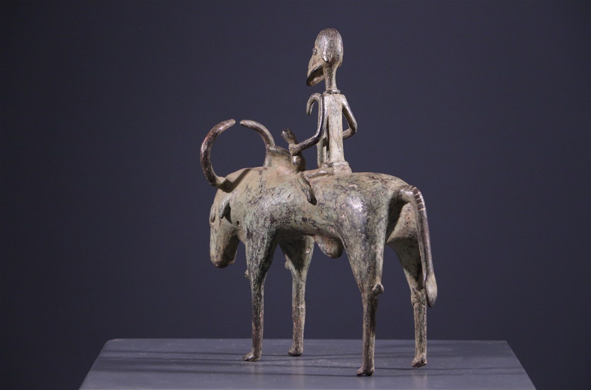 Animal mythique Dogon (10424) - Bronze africain Dogon - Art africain