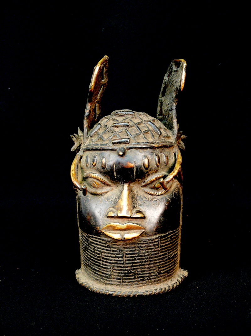 Oba benin head (1060) - Head Bénin - African art nigeria