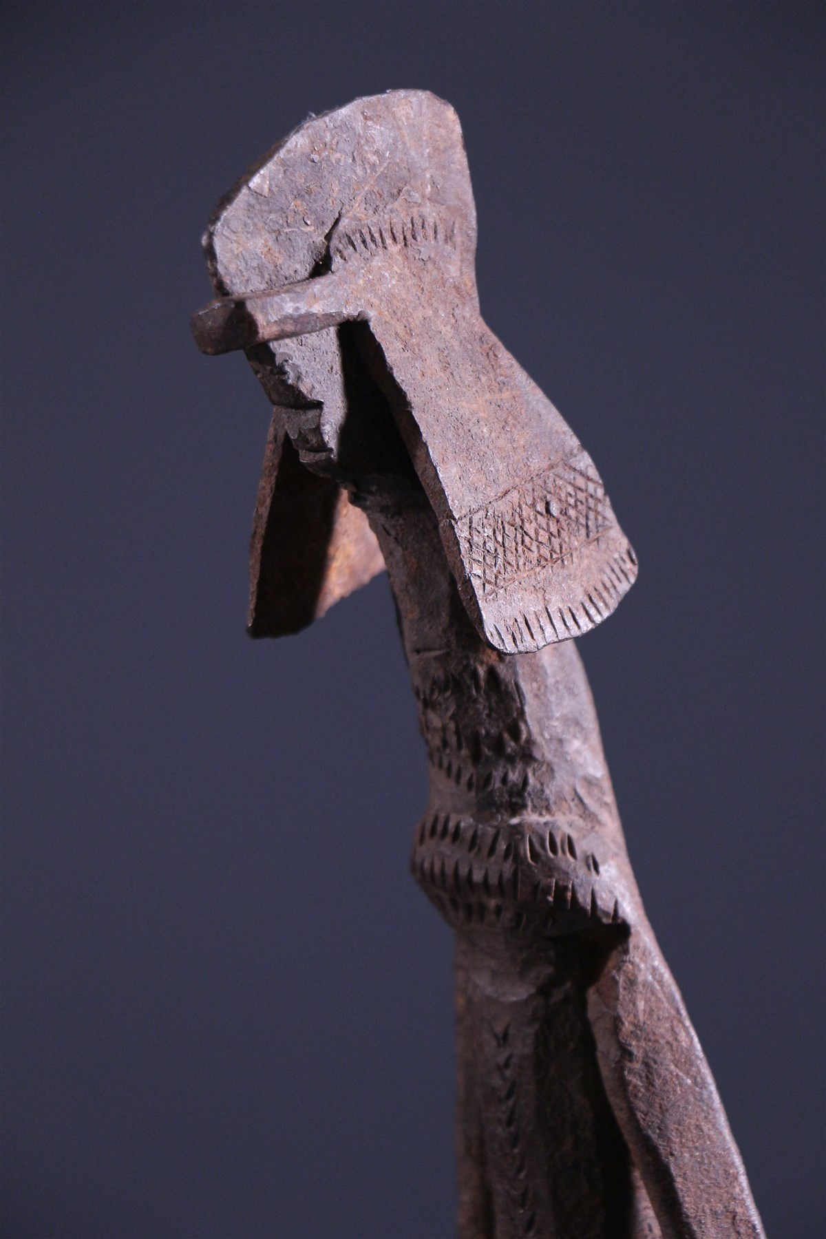 Statue en fer noir Mumuye Iagalagana (10678) - Statues africaines