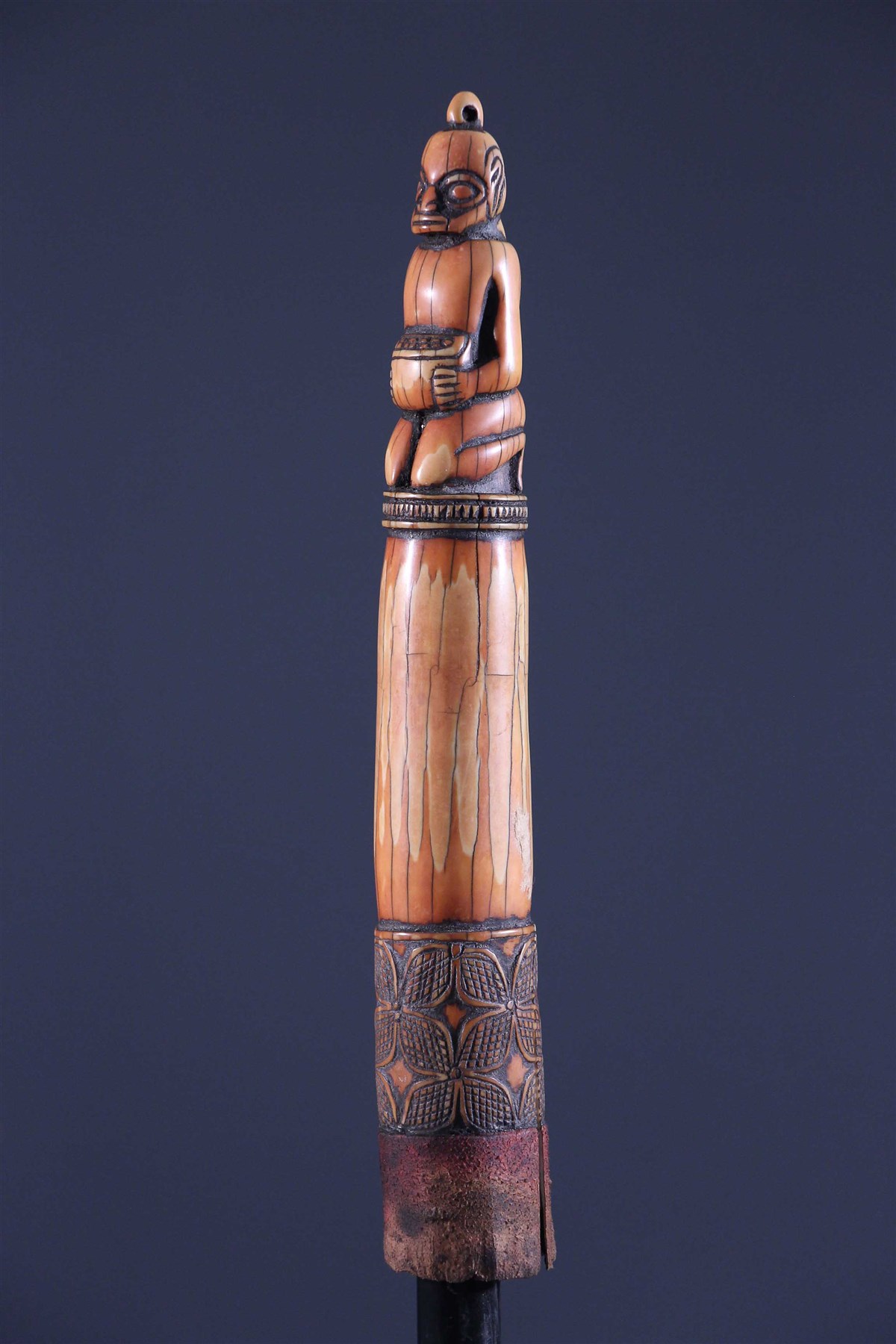 Oliphant Bamileke (10680) - Masque africain Bamileke - Art africain