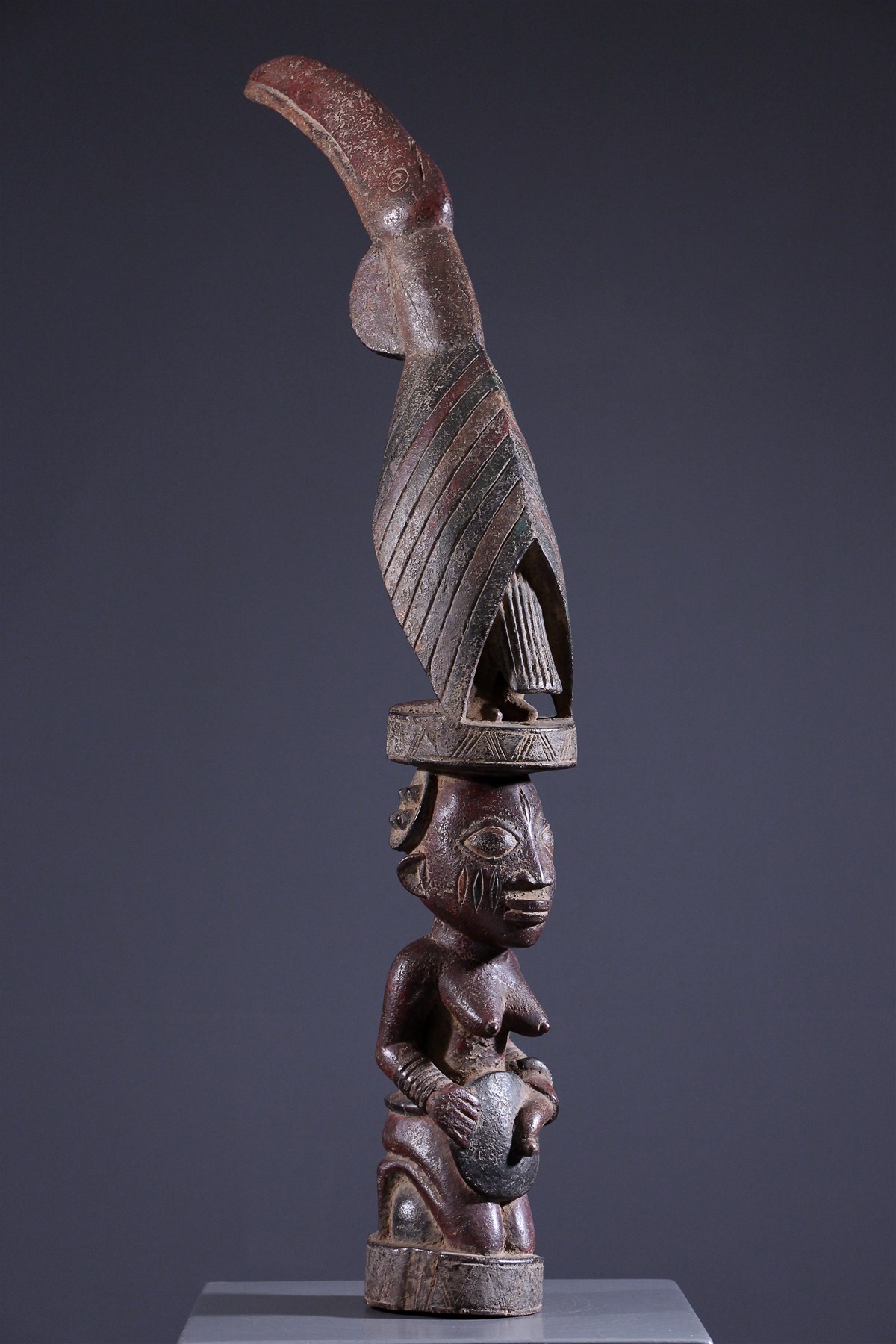 Statue Yoruba (10803) - Statues africaines Yoruba - Art africain