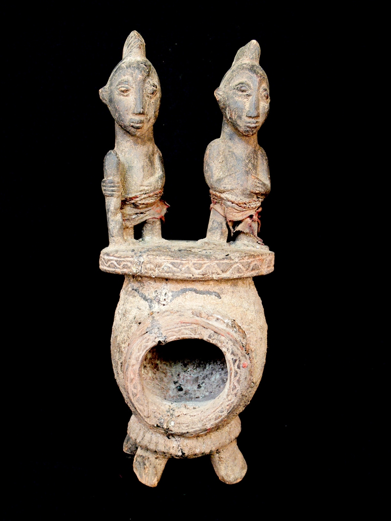 Pot à oracle Yoruba (1091) - Pots Yoruba - Art africain nigeria
