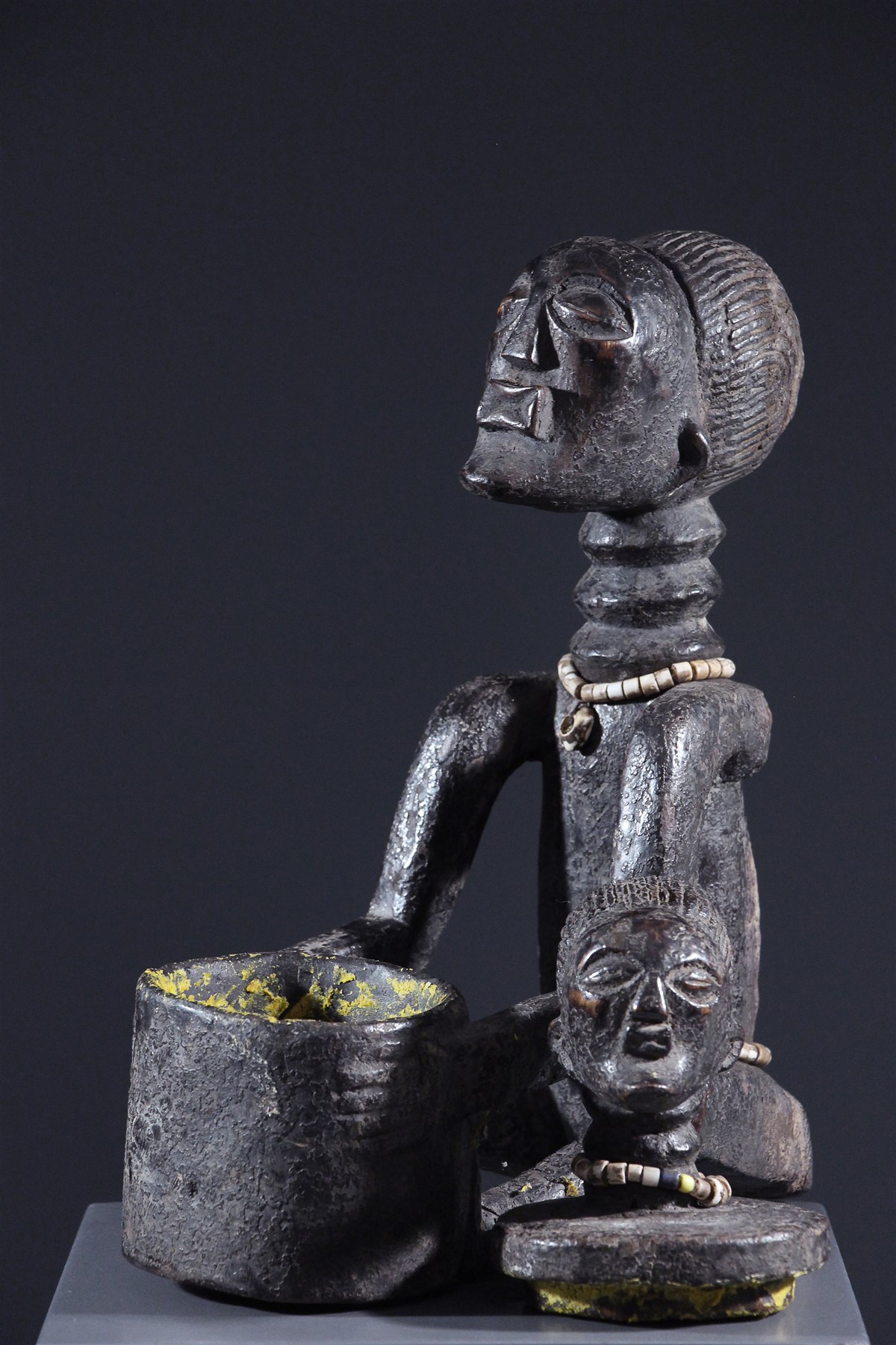 Coupe rituelle Songye (11271) - Statues africaines Songye - Art africain