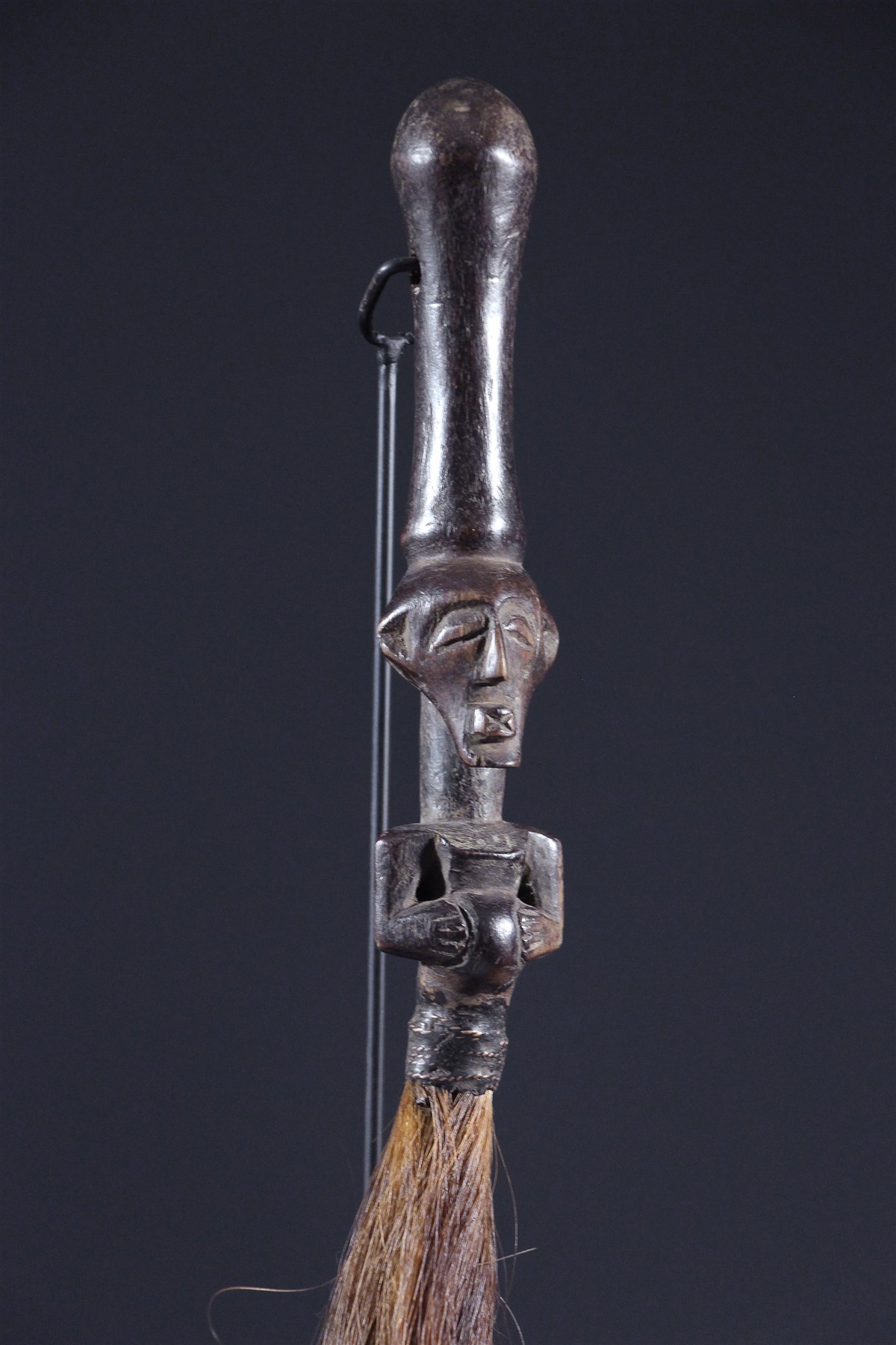 Chasse-mouches Songye (11369) - Masque africain Songye - Art africain