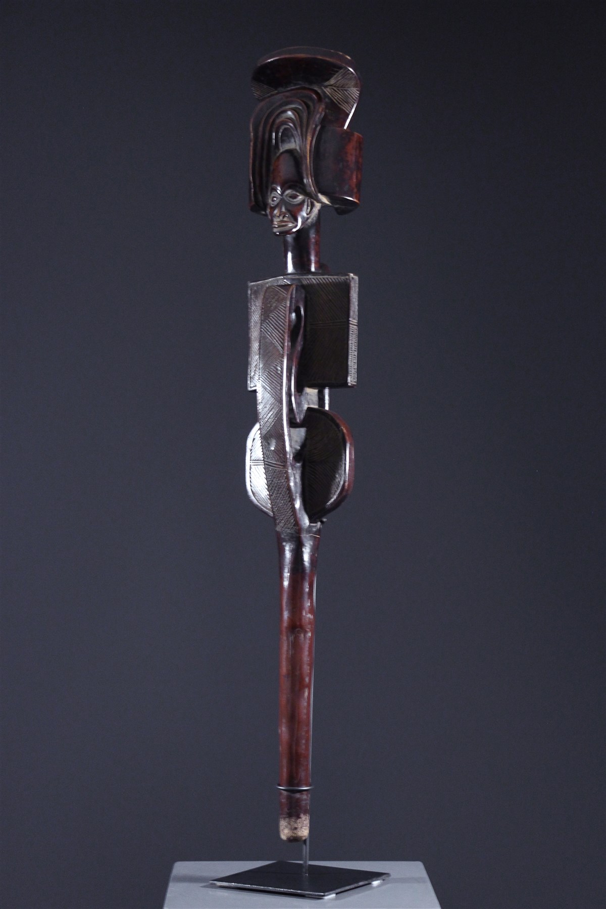 Bâton de commandement Chokwe (11371) - Bâton de commandement, chefferie