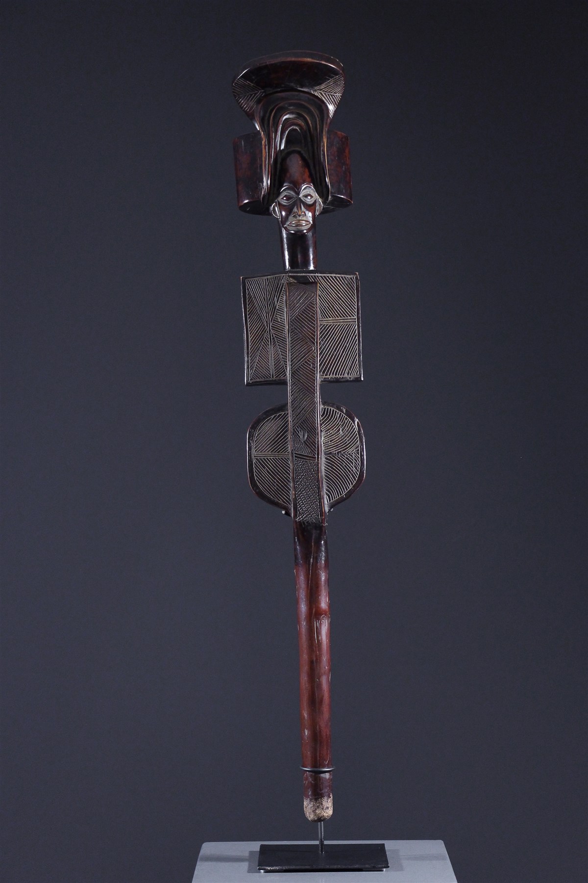 Bâton de commandement Chokwe (11371) - Bâton de commandement, chefferie