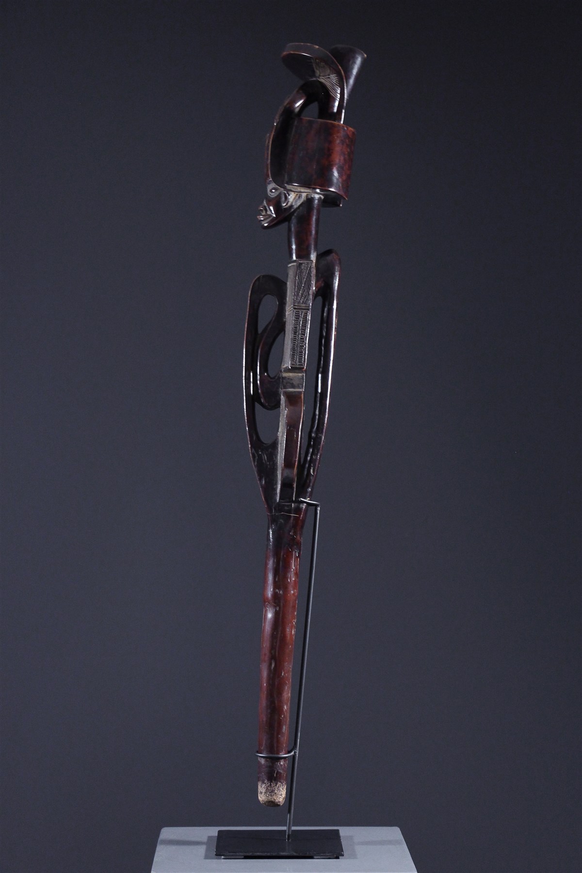 Bâton de commandement Chokwe (11371) - Bâton de commandement, chefferie