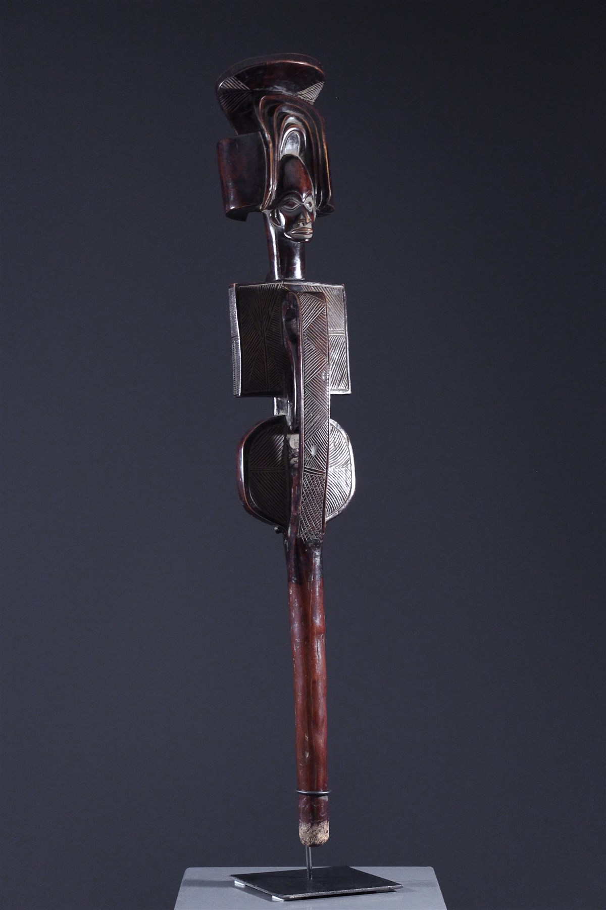 Bâton de commandement Chokwe (11371) - Bâton de commandement, chefferie