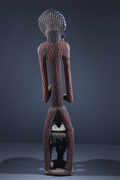Statue-trône perlée Afo -a- Kom (11448) - Trône Bamileke - Art africain