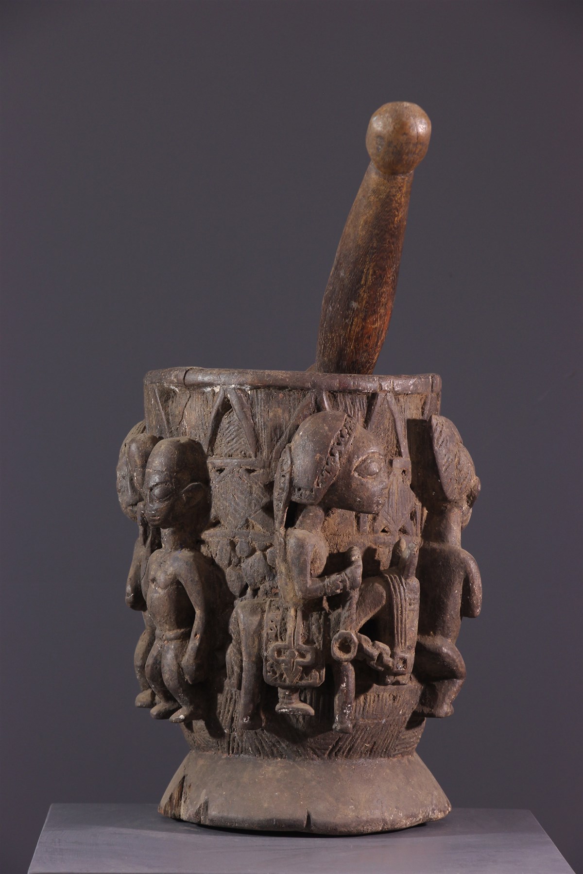 Pot Yoruba (11550) - Jarres, amphores, pot Yoruba - Art africain