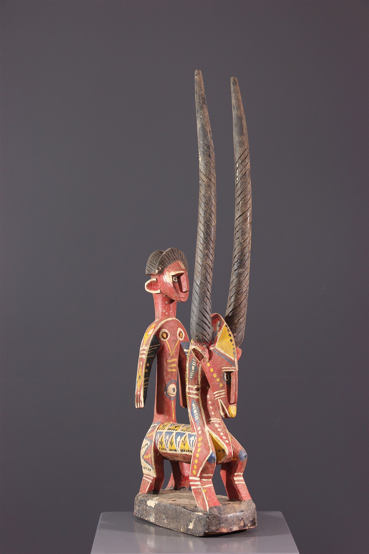 Cimier polychrome Ci Wara Bamana (11631) - Masque africain Bamana