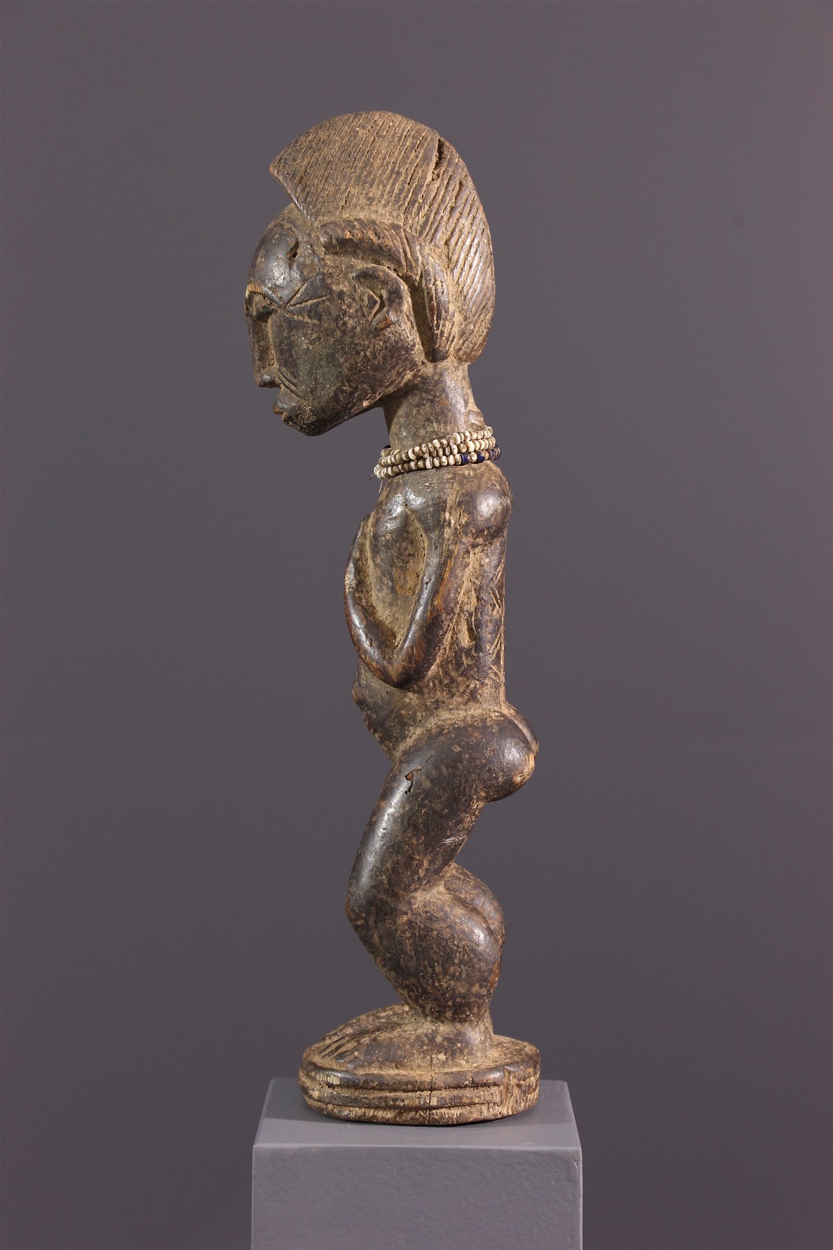 Statuette Blolo bian Baoulé (11683) - Statues africaines Baoule