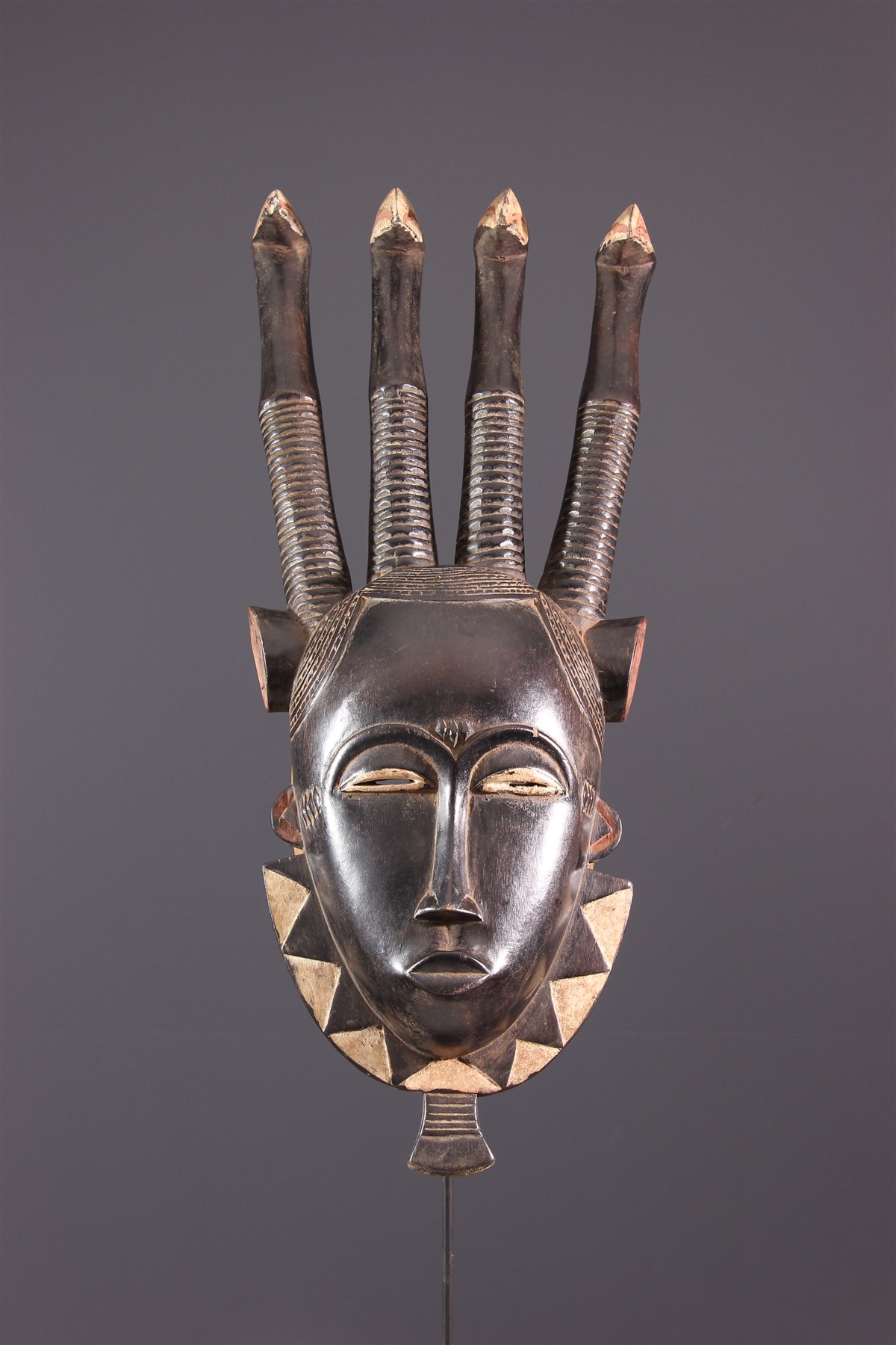 Masque Lomane Yohouré (11709) - Masque africain Yaouré - Art africain