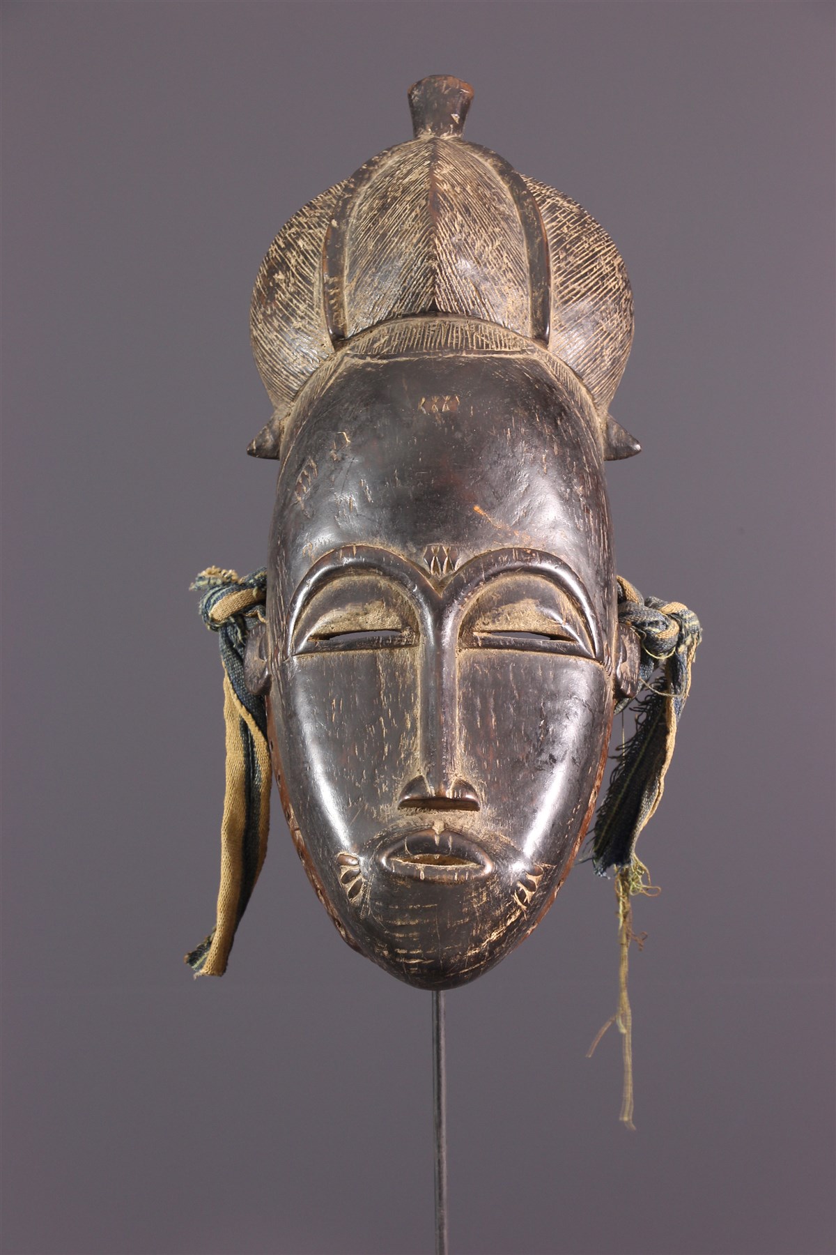 Masque Mblo Baoulé (11749) - Masque africain Baoule - Art africain