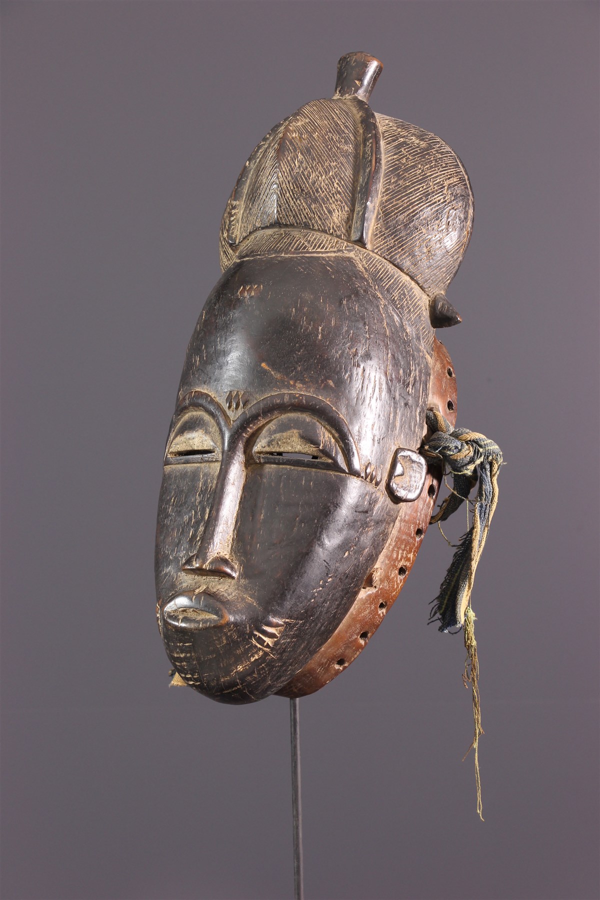 Masque Mblo Baoulé (11749) - Masque africain Baoule - Art africain