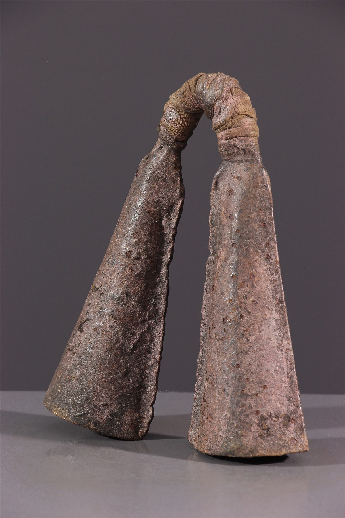 Double cloche rituelle Bamileke (11875) - Tam-Tam, Djembe, instruments ...