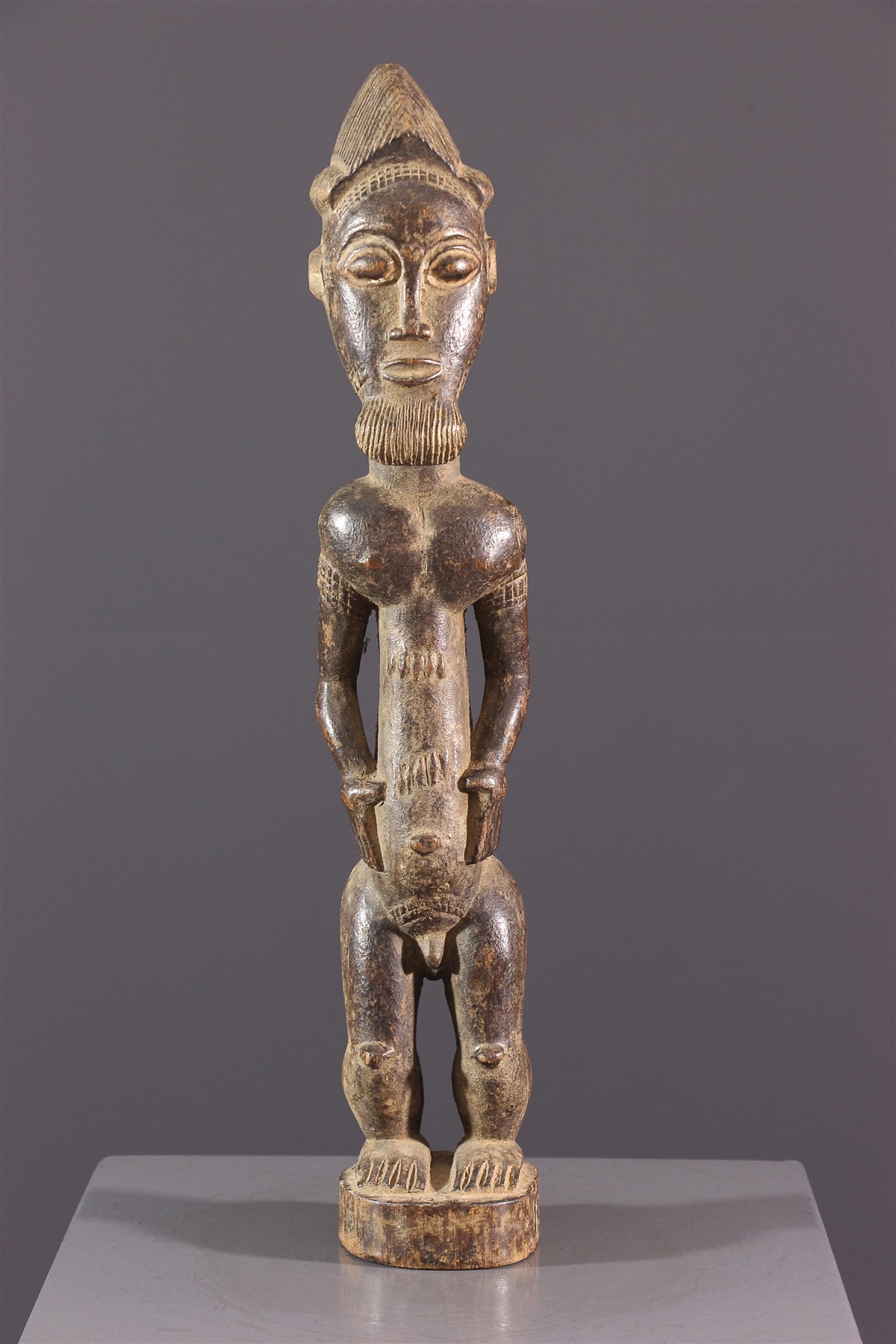 Statuette Blolo Bian Baoulé (11920) - Statues africaines Baoule