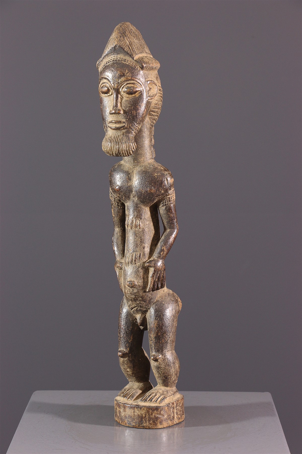 Statuette Blolo Bian Baoulé (11920) - Statues africaines Baoule