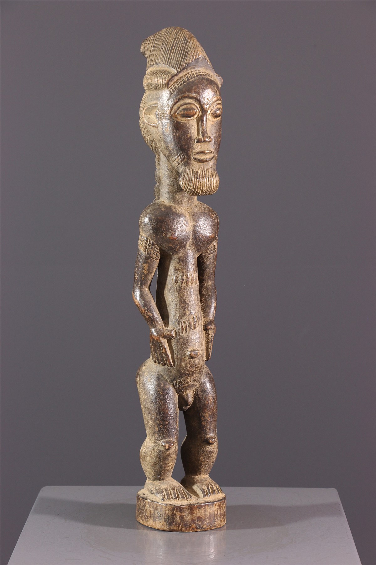 Statuette Blolo Bian Baoulé (11920) - Statues africaines Baoule