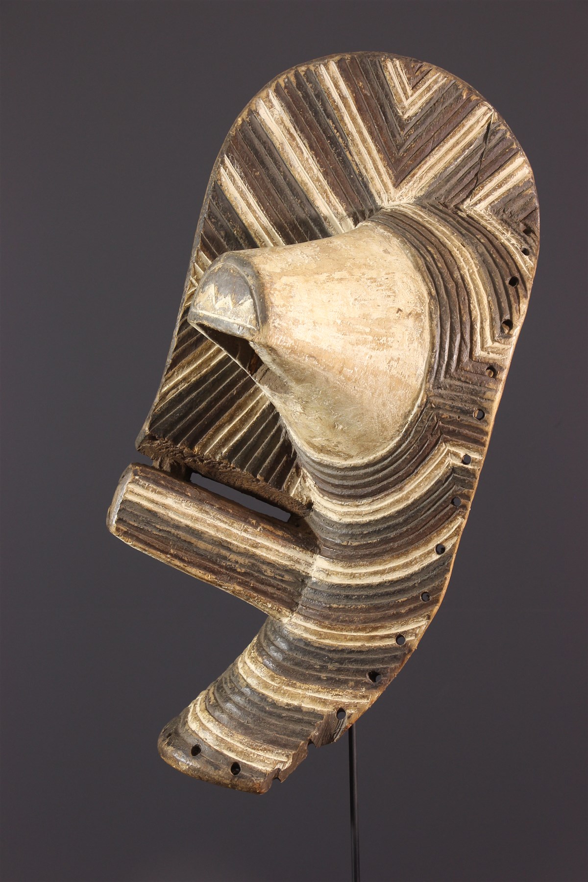 Masque Kifwebe Songye Kilume (11968) - Masque africain Songye