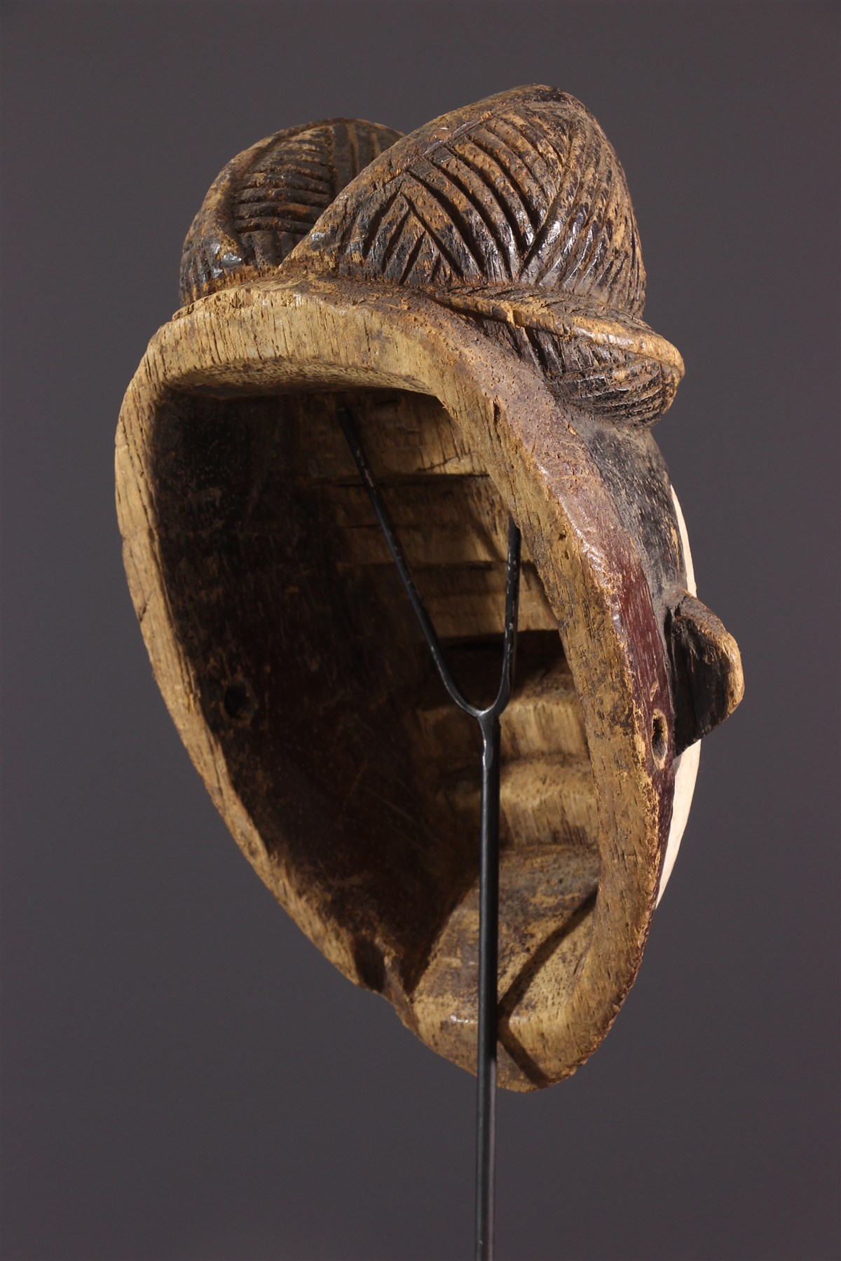 Masque Punu Okuyi (11970) - Masque africain Punu - Art africain