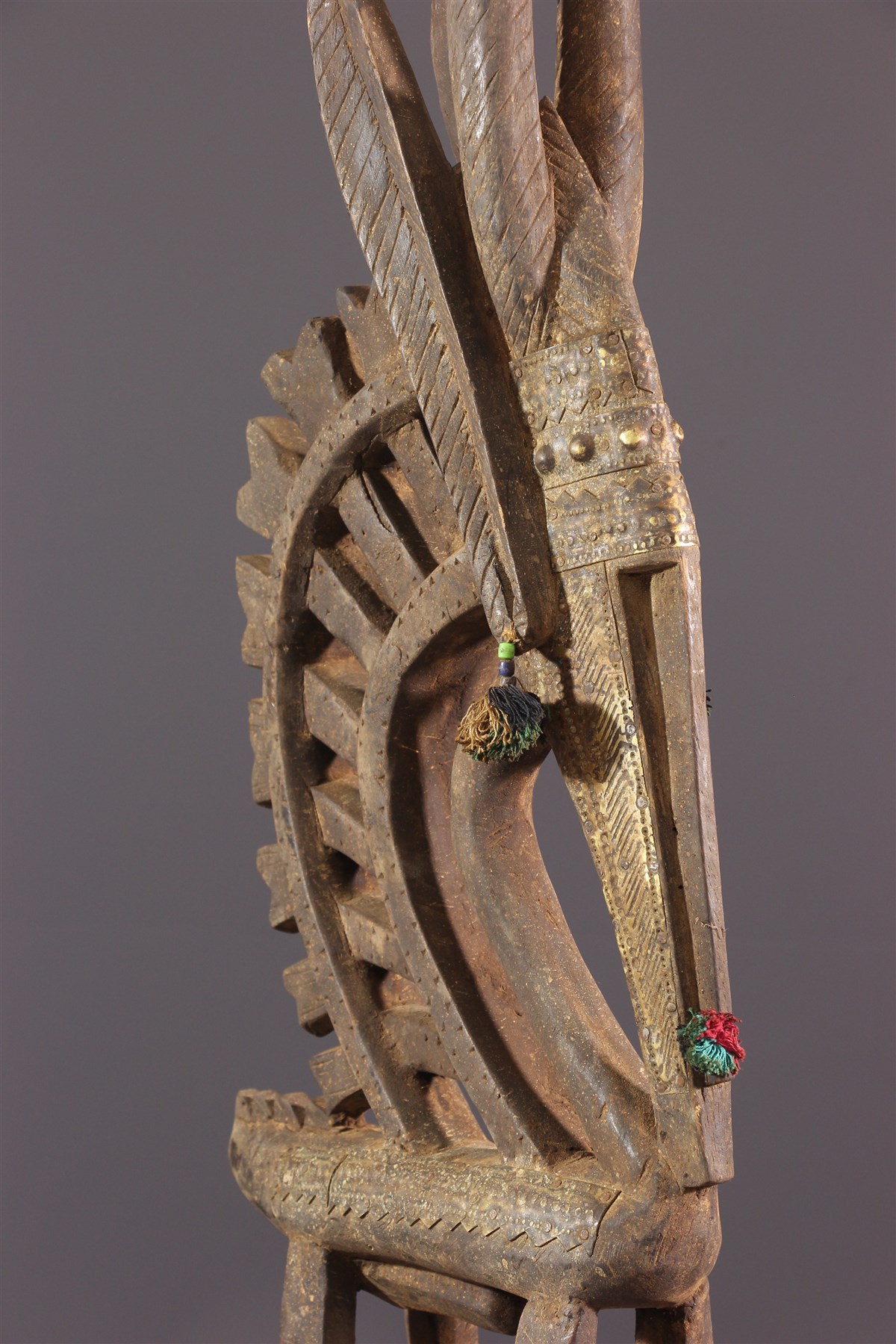 Masque cimier Tyiwara, Ci Wara, Bamana (11991) - Masque africain