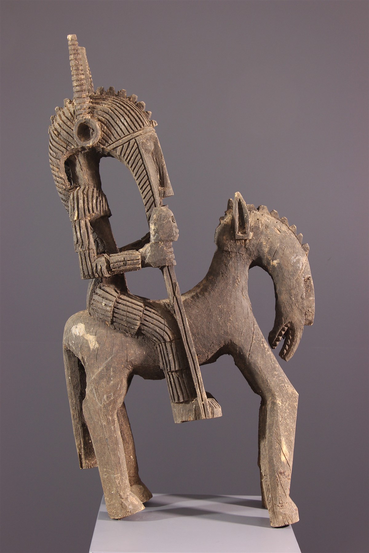 Cavalier Markha (12012) - Statues africaines Markha - Art africain