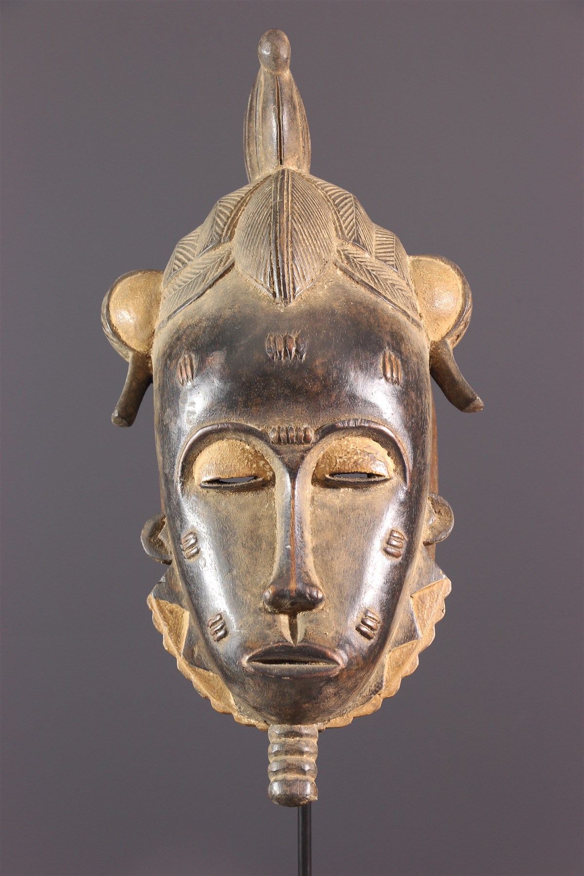 Masque Mblo Baoulé (12066) - Masque africain Baoule - Art africain