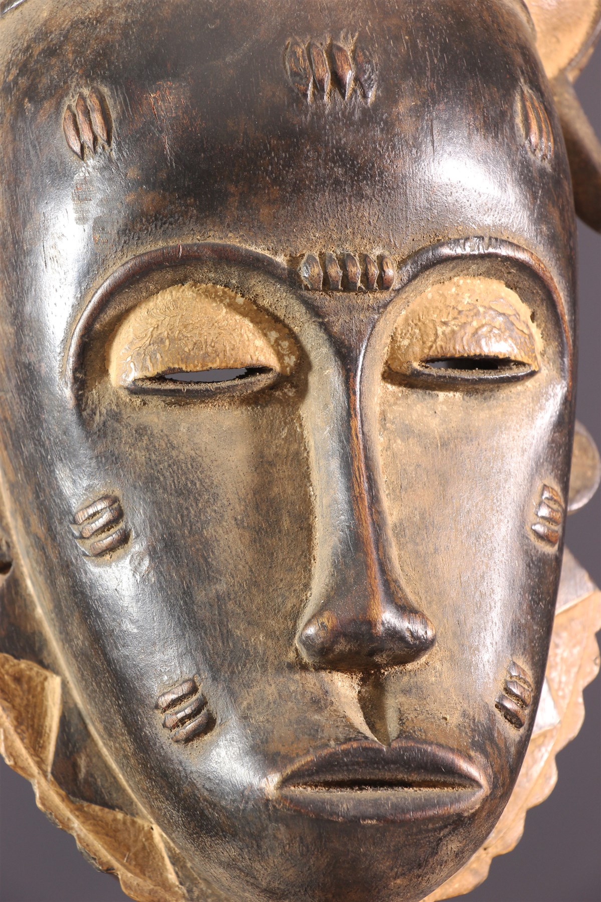 Masque Mblo Baoulé (12066) - Masque africain Baoule - Art africain