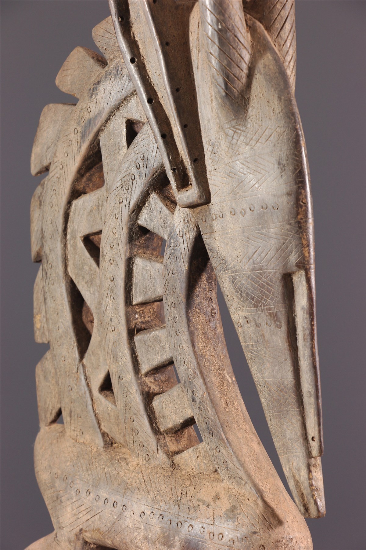 Cimier Ci Wara Bamana (12076) - Masque africain Bamana - Art africain