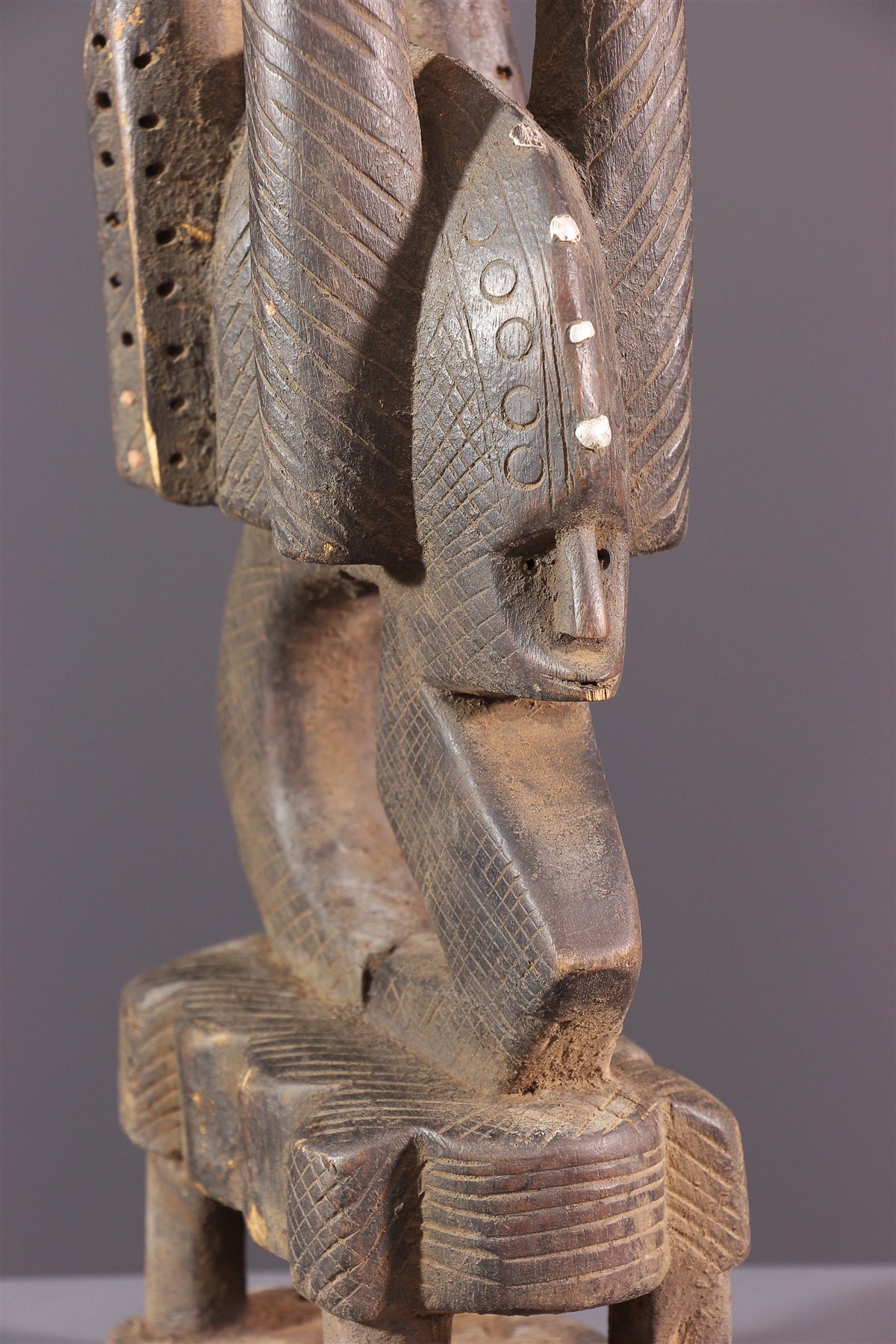 Masque cimier Ci Wara (12102) - Masque africain Bamana - Art africain