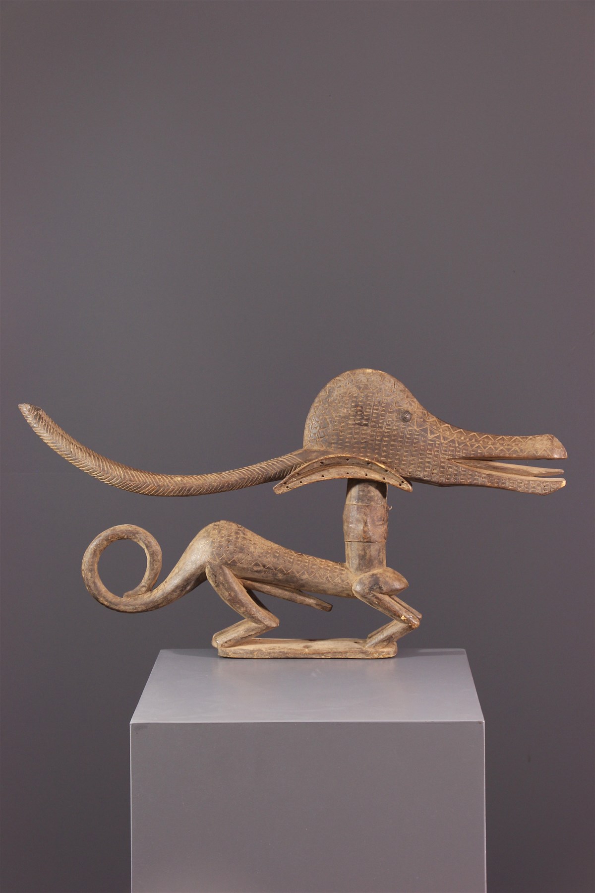 Cimier horizontal Ci Wara Bamana (12104) - Masque africain Bamana