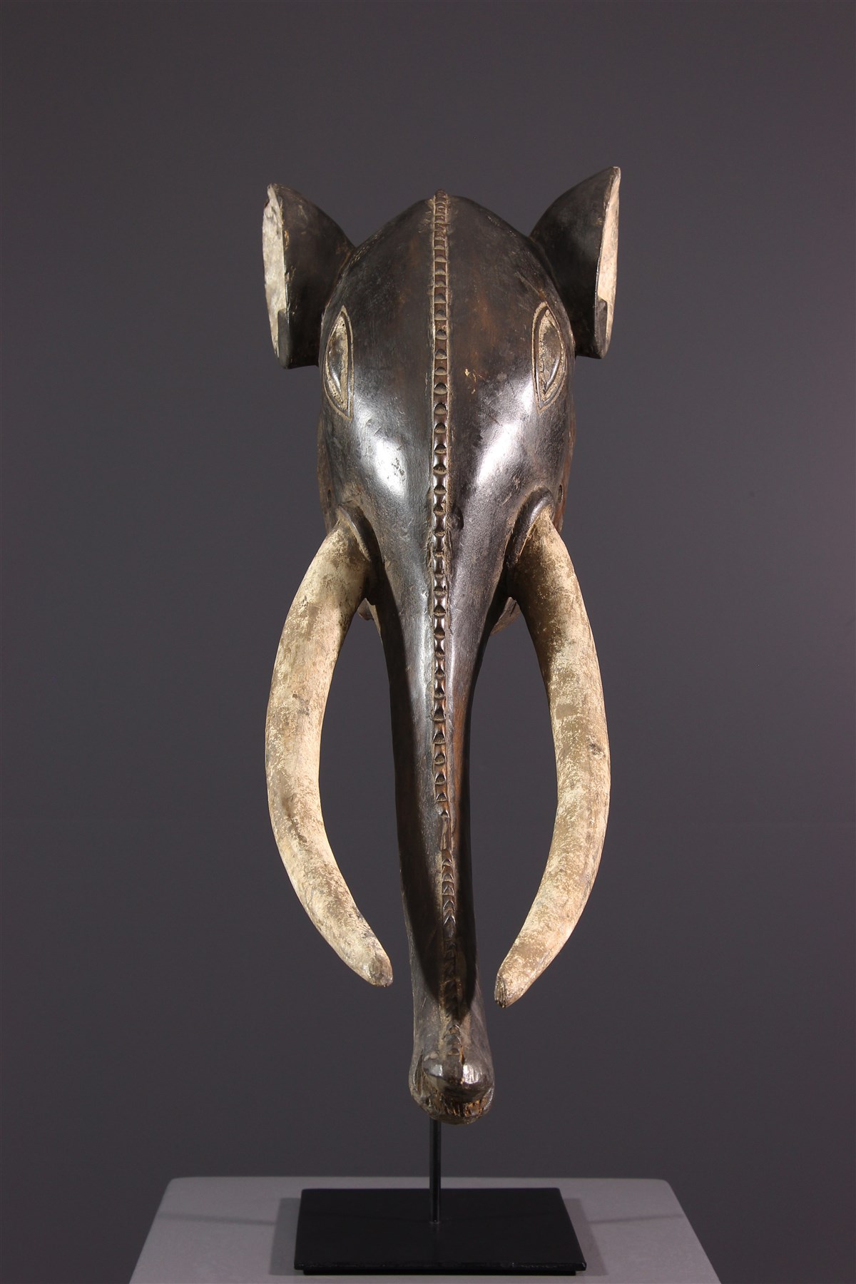Masque éléphant Baoulé/Gouro (12324) - Masque africain Baoule