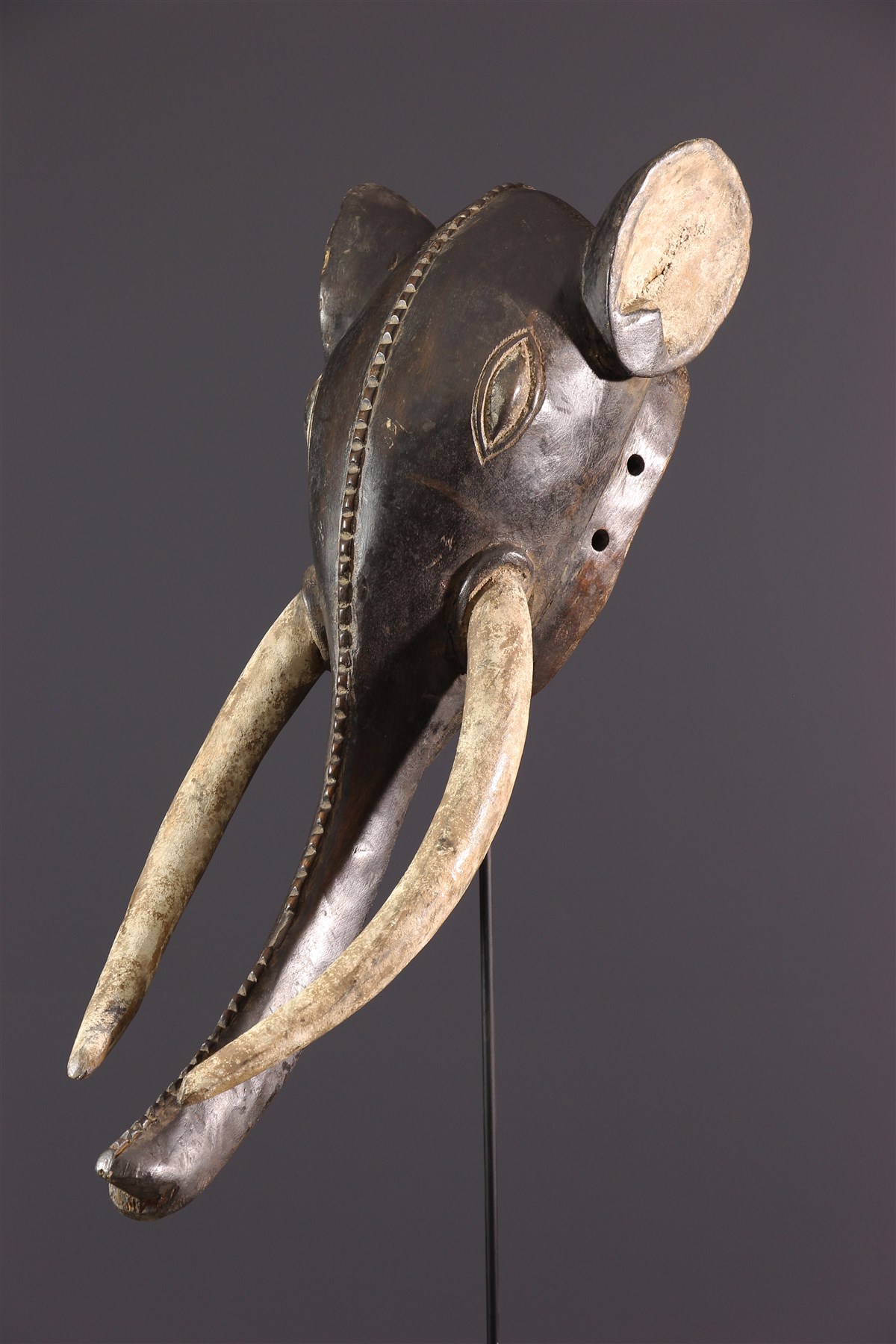 Masque éléphant Baoulé/Gouro (12324) - Masque africain Baoule
