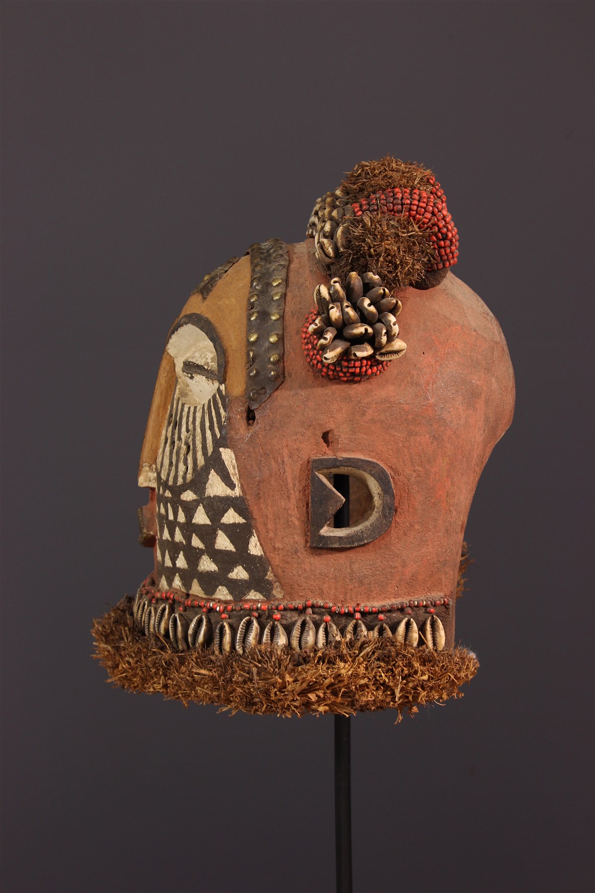 Masque Kuba Bwoom (12387) - Masque africain Kuba - Art africain