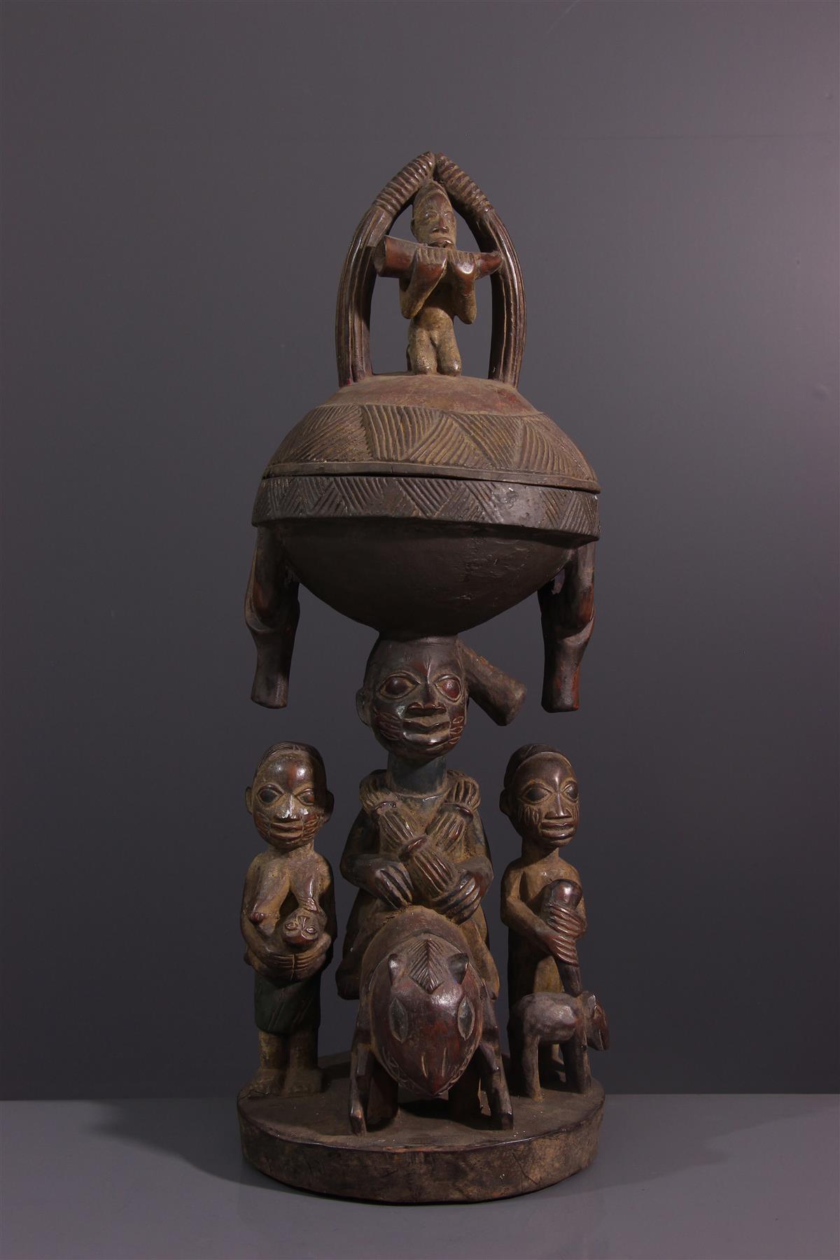 Coupe Yoruba (12495) - Jarres, amphores, pot Yoruba - Art africain