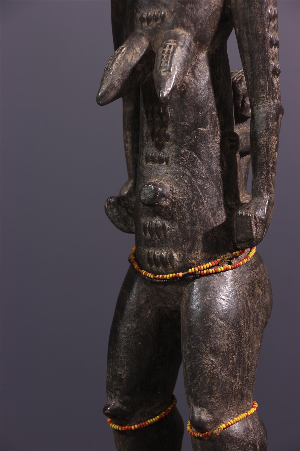 Couple Baoule (12562) - Statues africaines Baoule - Art africain