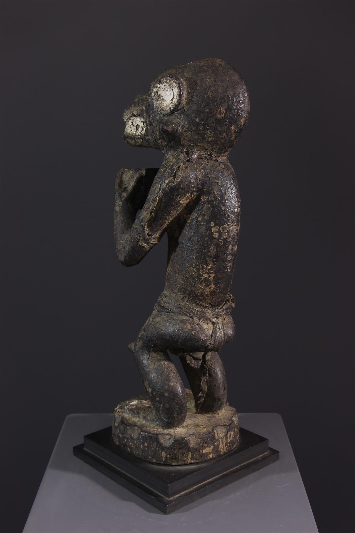 Statue Baoule singe (12584) - Statues africaines Baoule - Art africain