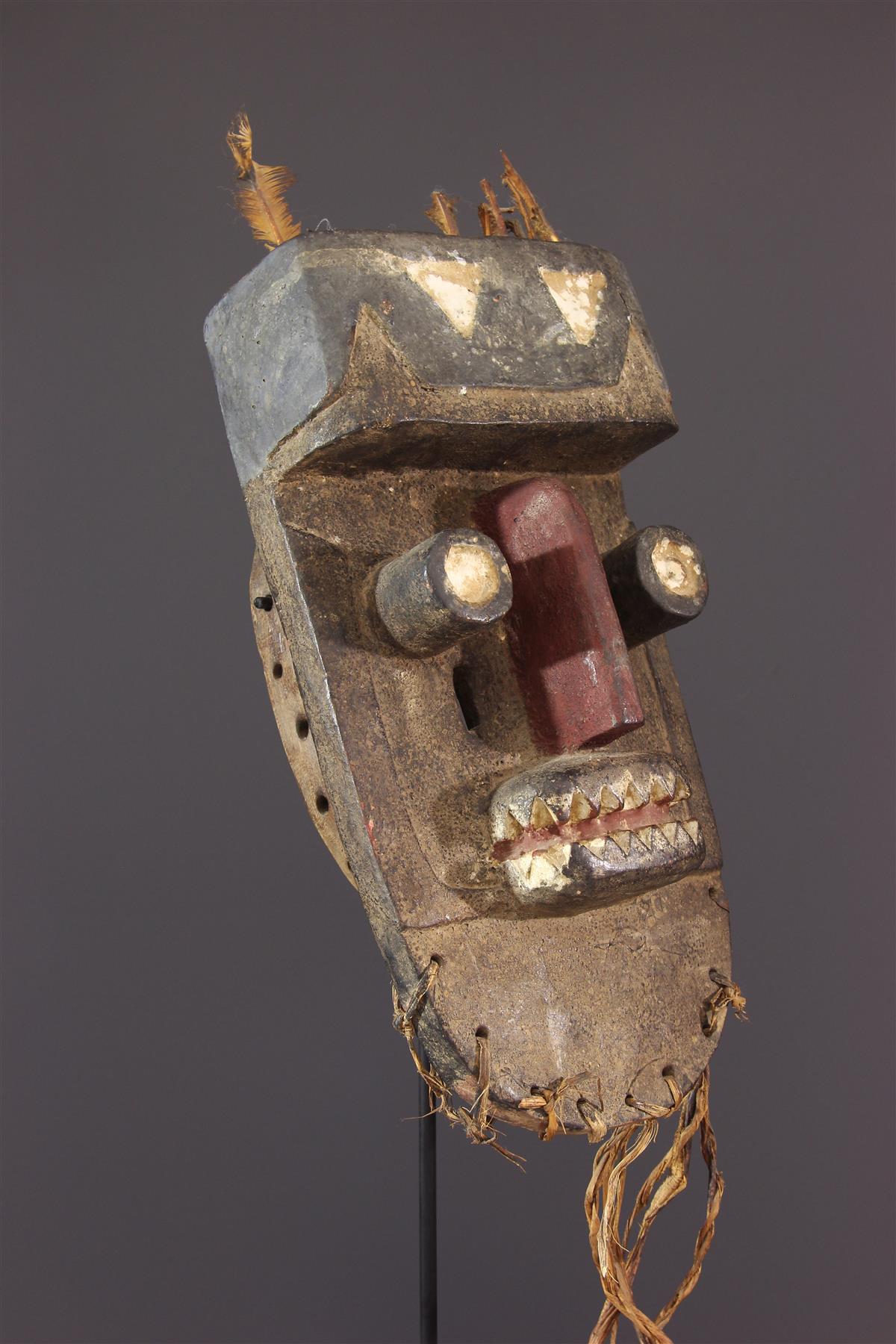 Masque Grebo (12620) - Masque africain Grebo - Art africain