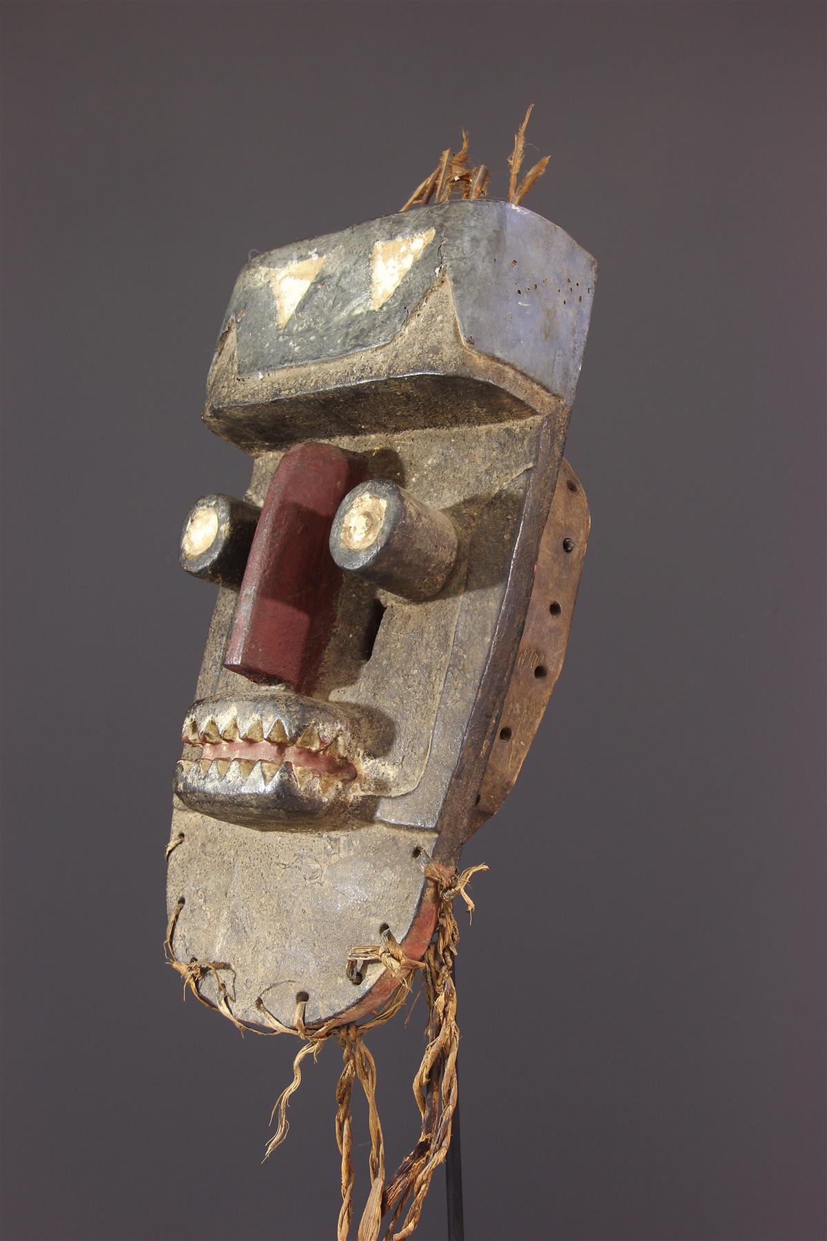 Masque Grebo (12620) - Masque africain Grebo - Art africain