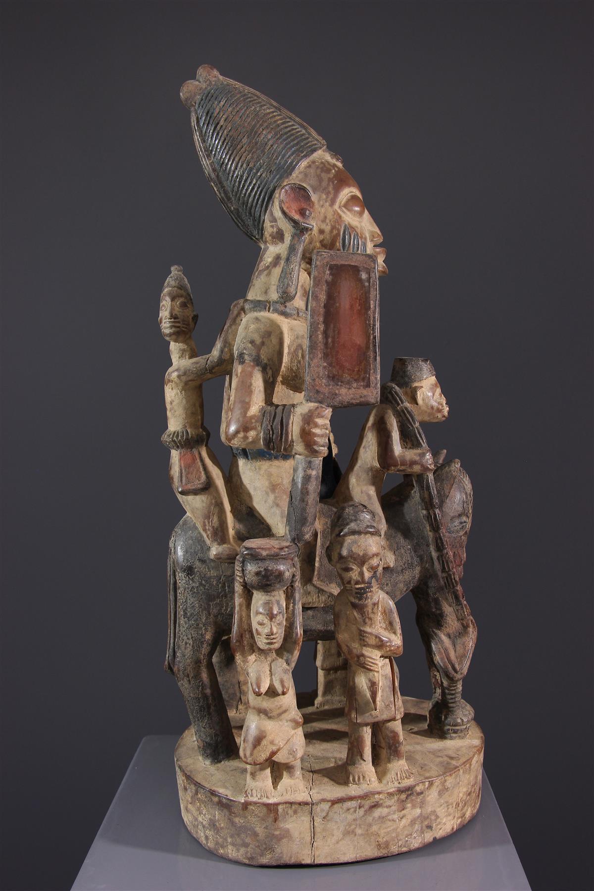 Statue Yoruba (12640) - Statues africaines Yoruba - Art africain
