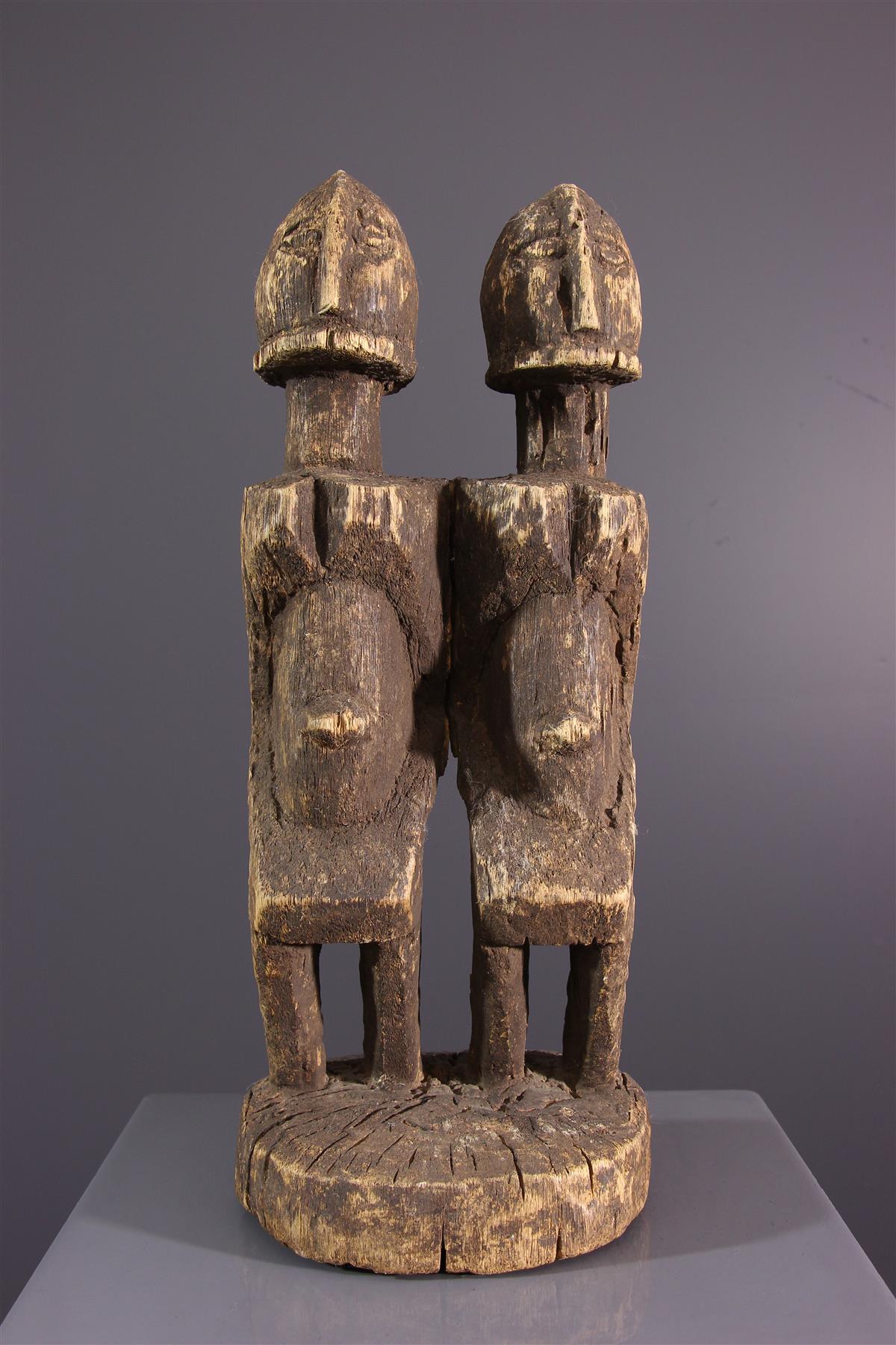 Statues Dogon (12973) - Statues africaines Dogon - Art africain
