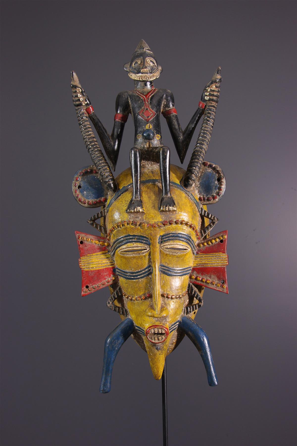 Masque Senoufo (12987) - Masque africain Senoufo - Art africain