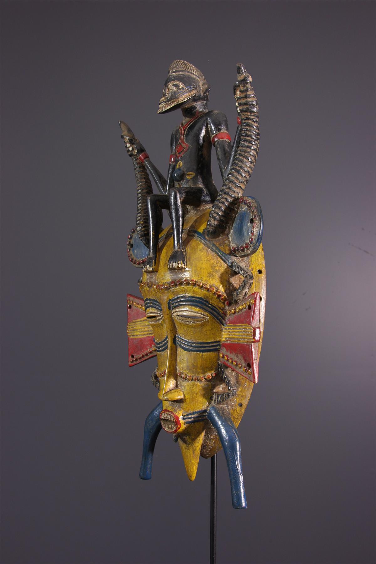 Masque Senoufo (12987) - Masque africain Senoufo - Art africain
